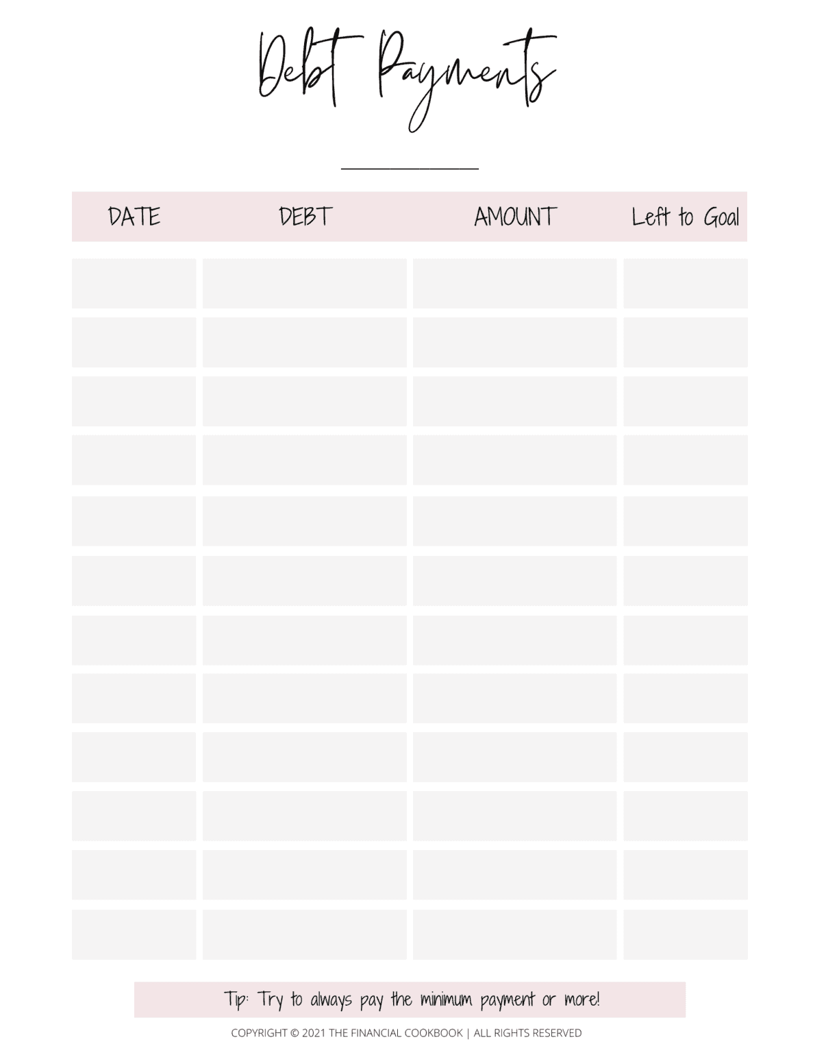 FREE Printable Expense Tracker: The Downloadable Budget Binder You Need ...